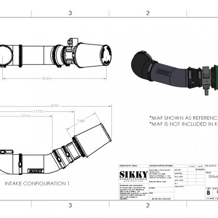 LS1 / LS2 Swap Air Intake | Made in USA by SIKKY