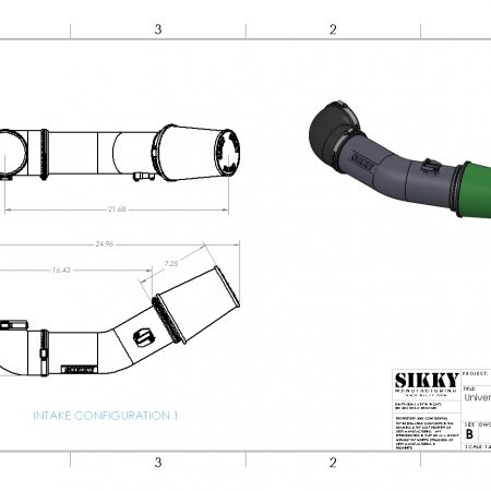 LS3 Swap Air Intake | Made in USA by SIKKY