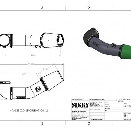 LS3 Swap Air Intake | Made in USA by SIKKY