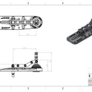 T56 5.5" Relocation Shifter| Made in USA by SIKKY