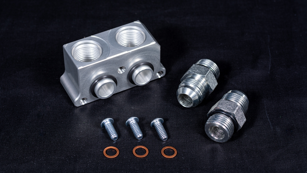 Outward Facing LSx Oil Pan Block | SIKKY