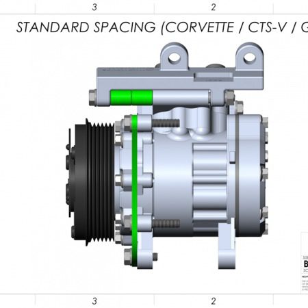SD7 LS Swap AC Compressor Kit | LS Front Drive Kit | Made in USA by SIKKY